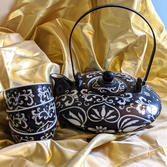 Cost Plus World Market | Kitchen | World Market Porcelain Teapot Cups ...